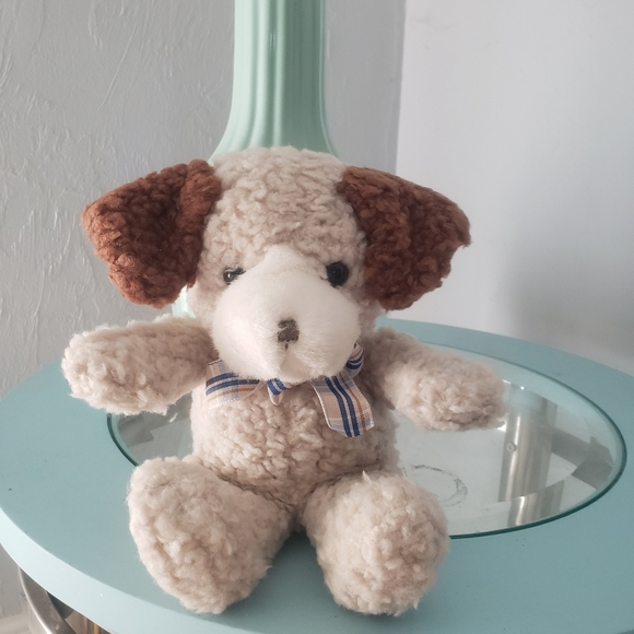 Commonwealth | Toys | Vintage Commonwealth Plush Puppy Dog Curly Fur ...